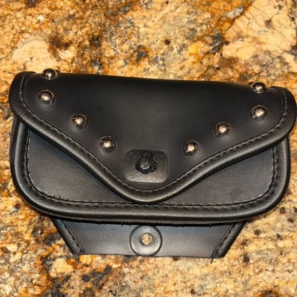 Bags | Single Pocket Studded Windshield Mount Bag | Poshmark